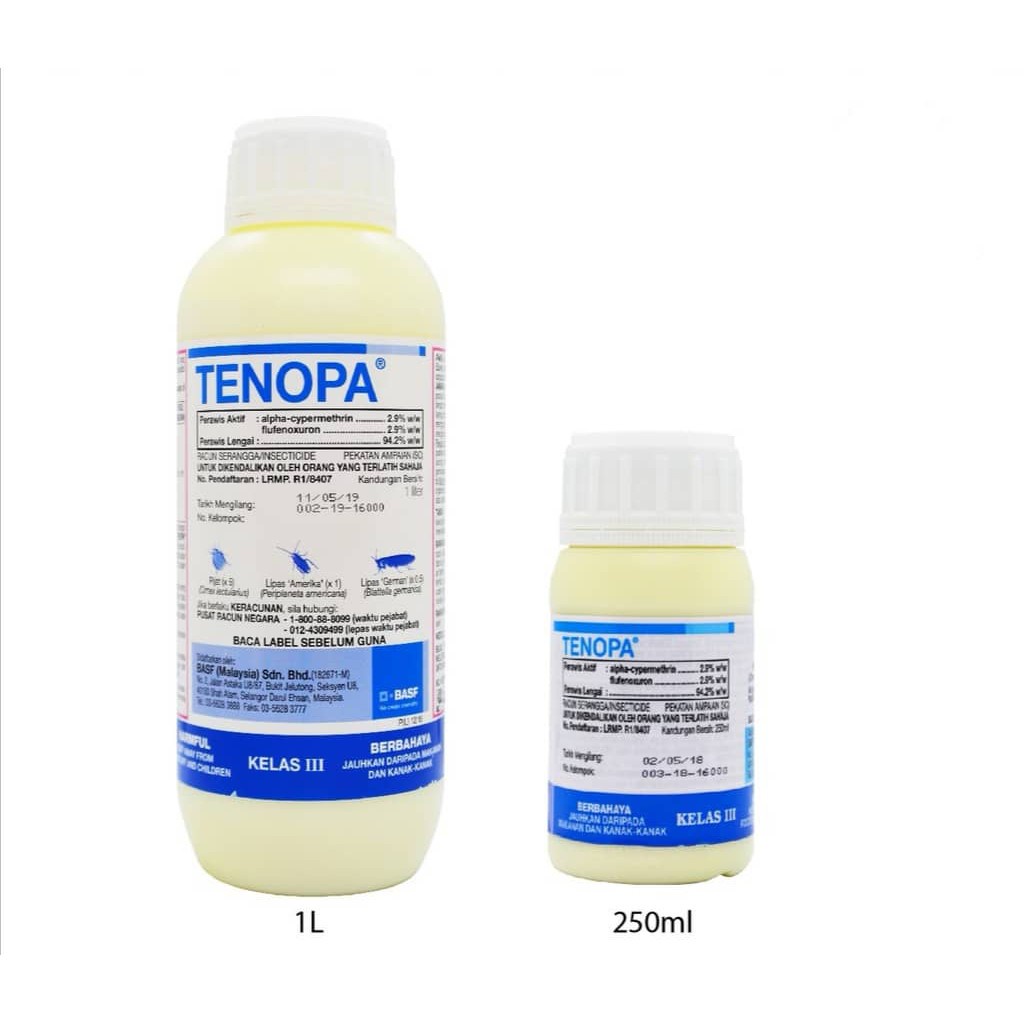 100% Original BASF Tenopa Board Spectrum Insecticide 250ml Racun Serangga/Insecticide Perawis ...