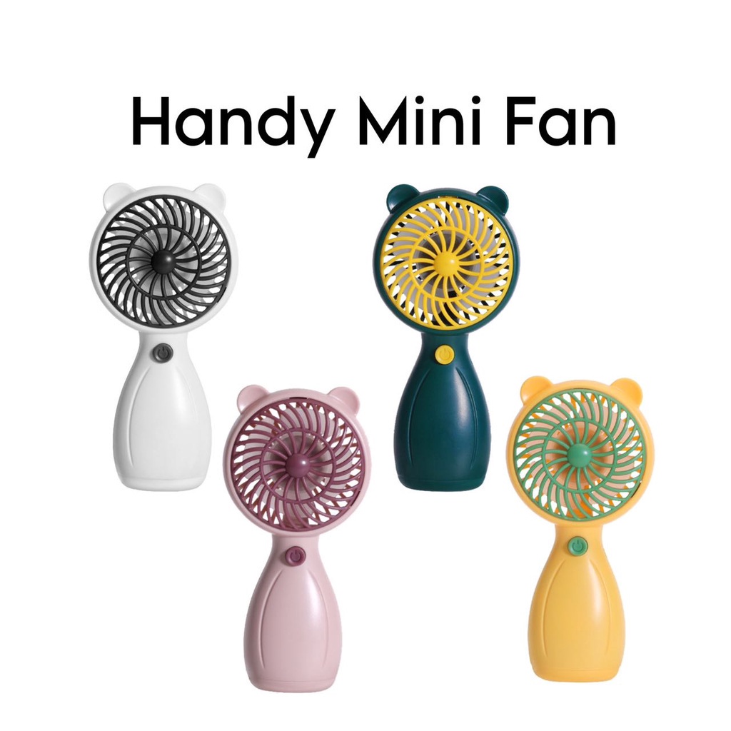 SF_ Handheld Small Fan Dormitory Desk Surface USB Rechargeable Portable ...