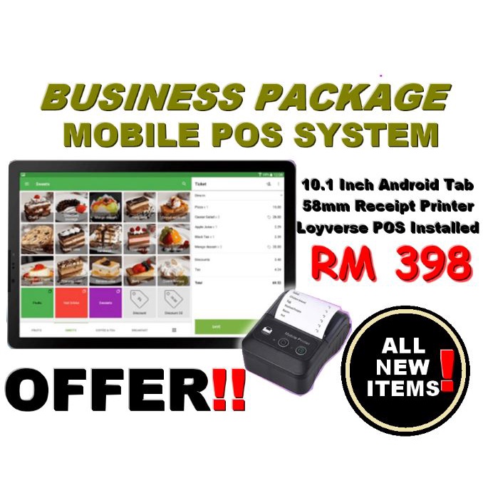 Mesin Cashier Loyverse Cloud Pos System Cash Register Cashier Machine ...