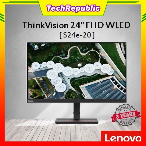 Lenovo ThinkVision S24e-20 24" Full HD WLED Monitor | Shopee Malaysia
