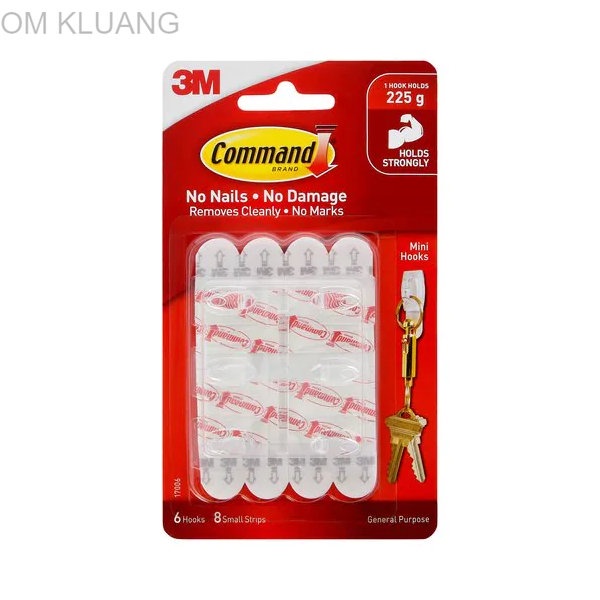 SCOTCH COMMAND MINI HOOK (6HK&8T) 17006ANZ | Shopee Malaysia