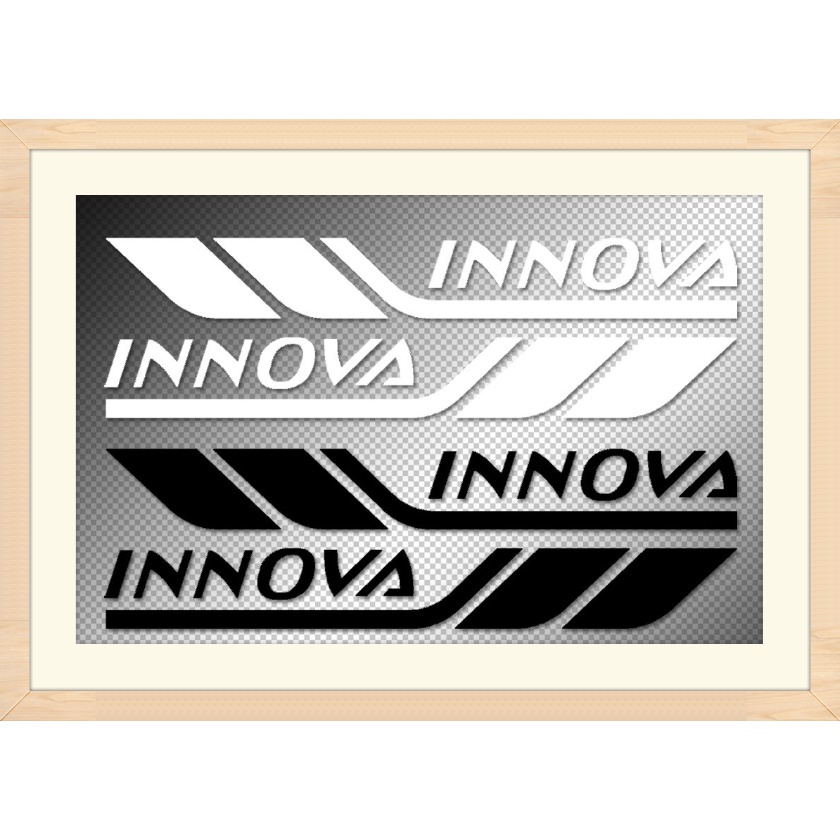 Stickers | 2x Toyota Innova Logo | Decals | Stripes | Vinyl Weather ...