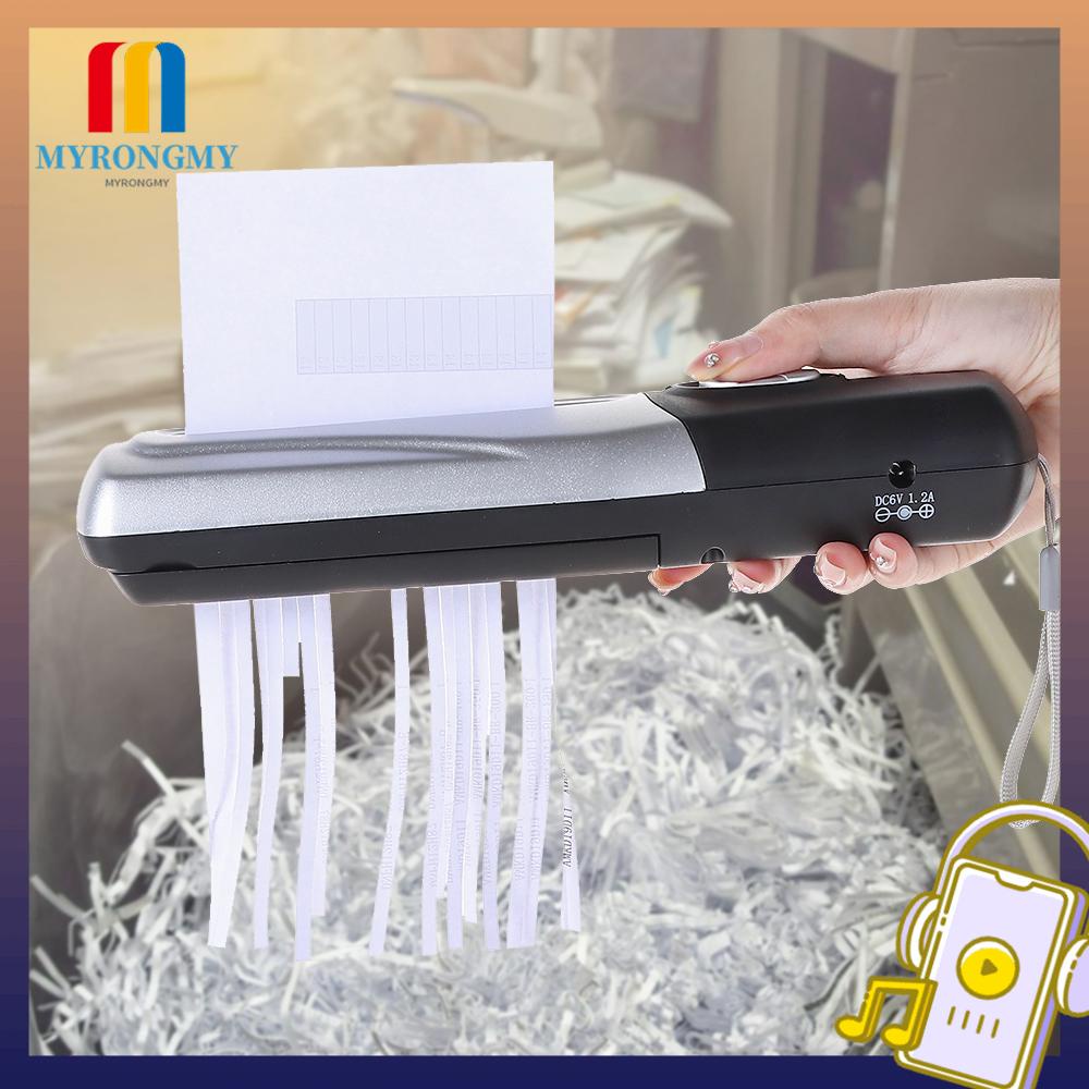 MYRONGMY Handheld USB Shredder Portable Paper Documents Cutting Tool ...