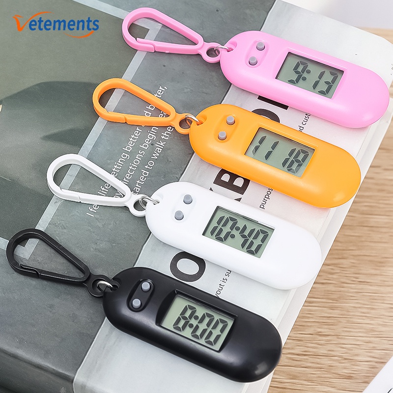 Creative Backpack Decorative Keychain Hanging Watch/ Mini Digital ...