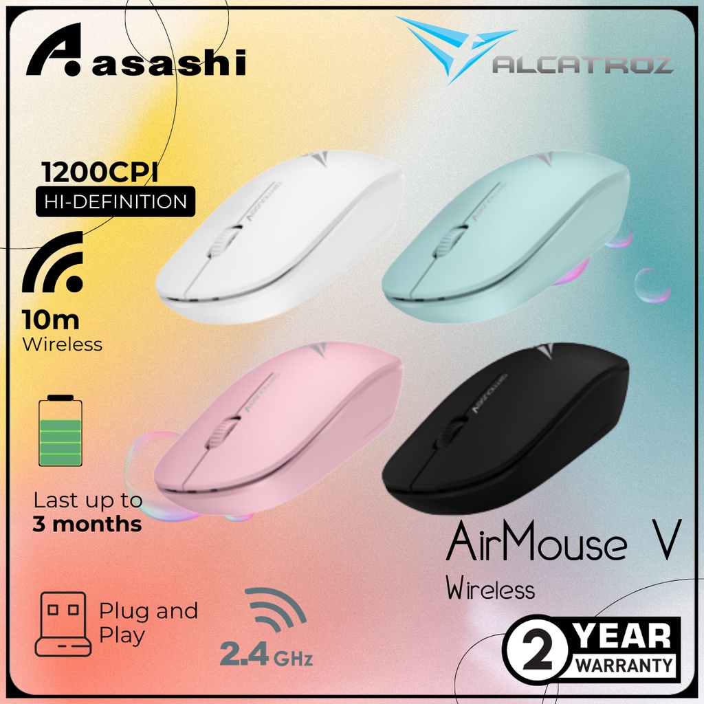 Alcatroz AirMouse V 1200CPI Wireless Optical Mouse | Shopee Malaysia