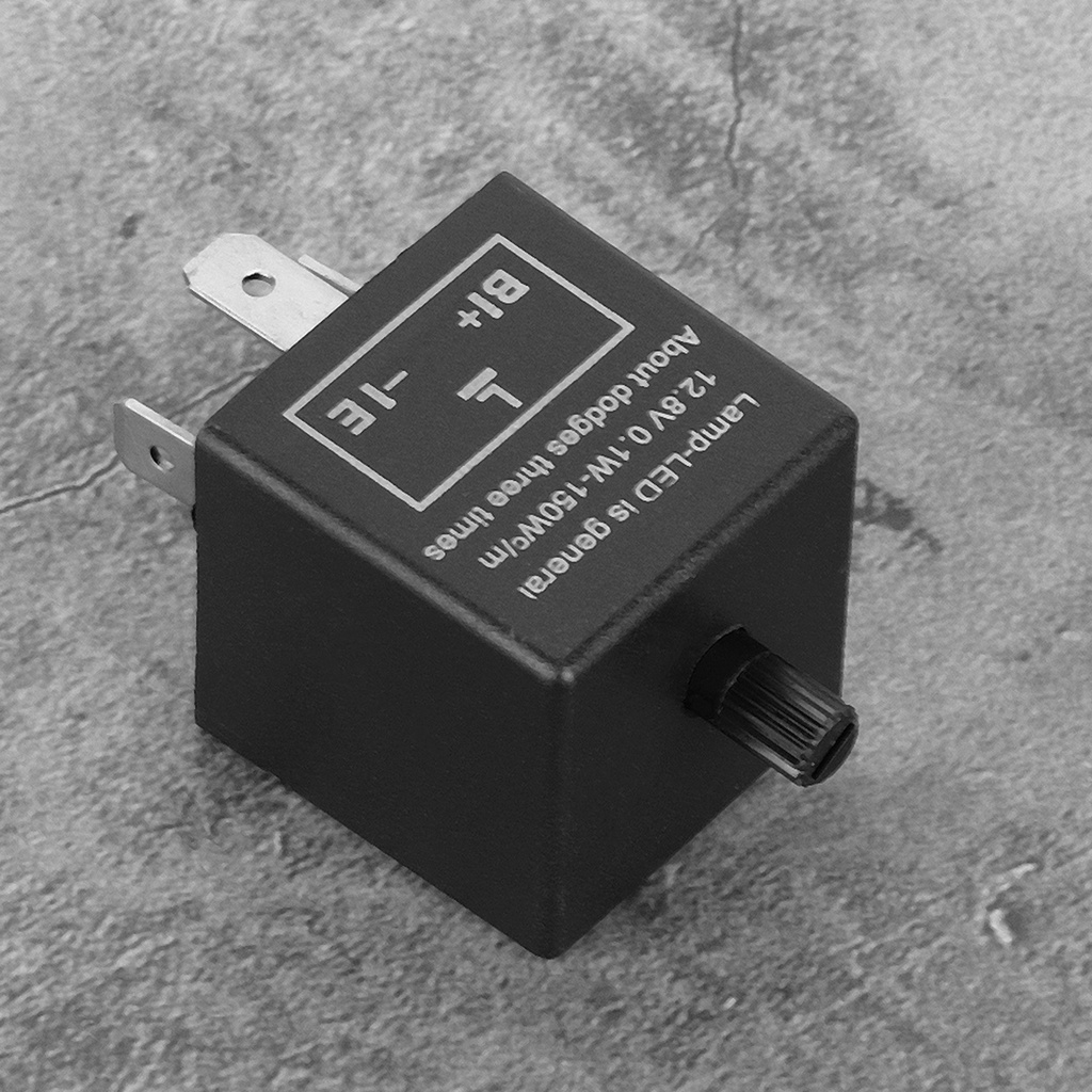 TMA~12V 3 Pin Adjustable LED Light Flasher Blinker Relay Fix For Turn ...