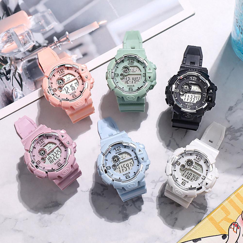 Fashion Sports Watch Electronic LED Luminous Waterproof Watch For ...