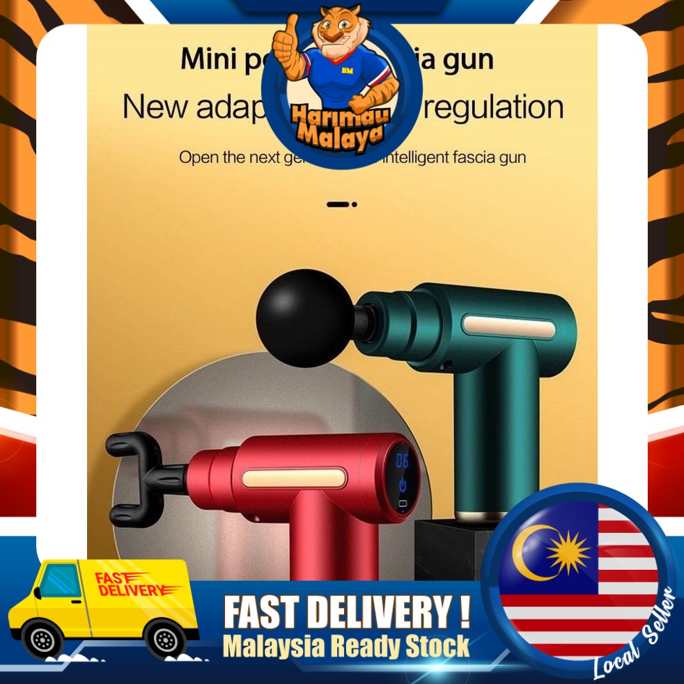 HM New Mini Muscle Massage Gun Compact and Silent Portable Muscle ...
