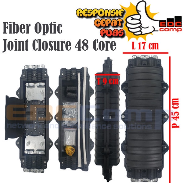 Fiber Optic Joint Closure 48 Core | Joint Closure FO 48 Core FTTH ...