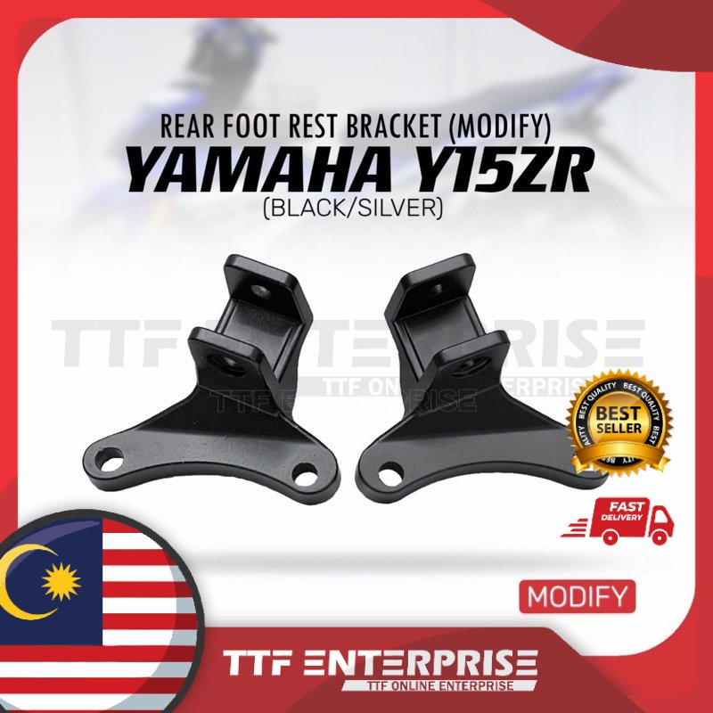YAMAHA Y15ZR REAR FOOT REST BRACKET (MODIFY) R/L Y15 Y15Z YSUKU ...