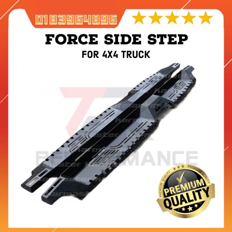 FORCE 4WD SIDE STEP 4X4 TRUCK TOYOTA HILUX VIGO REVO TRITON NAVARA ...