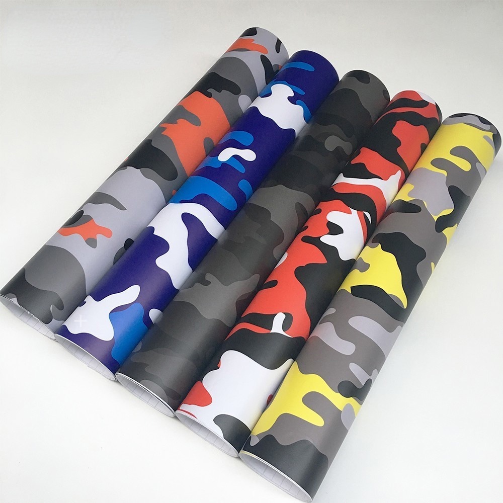 Colorful Camo Vinyl Film Car Digital Camouflage Sticker for Car Bicycle ...
