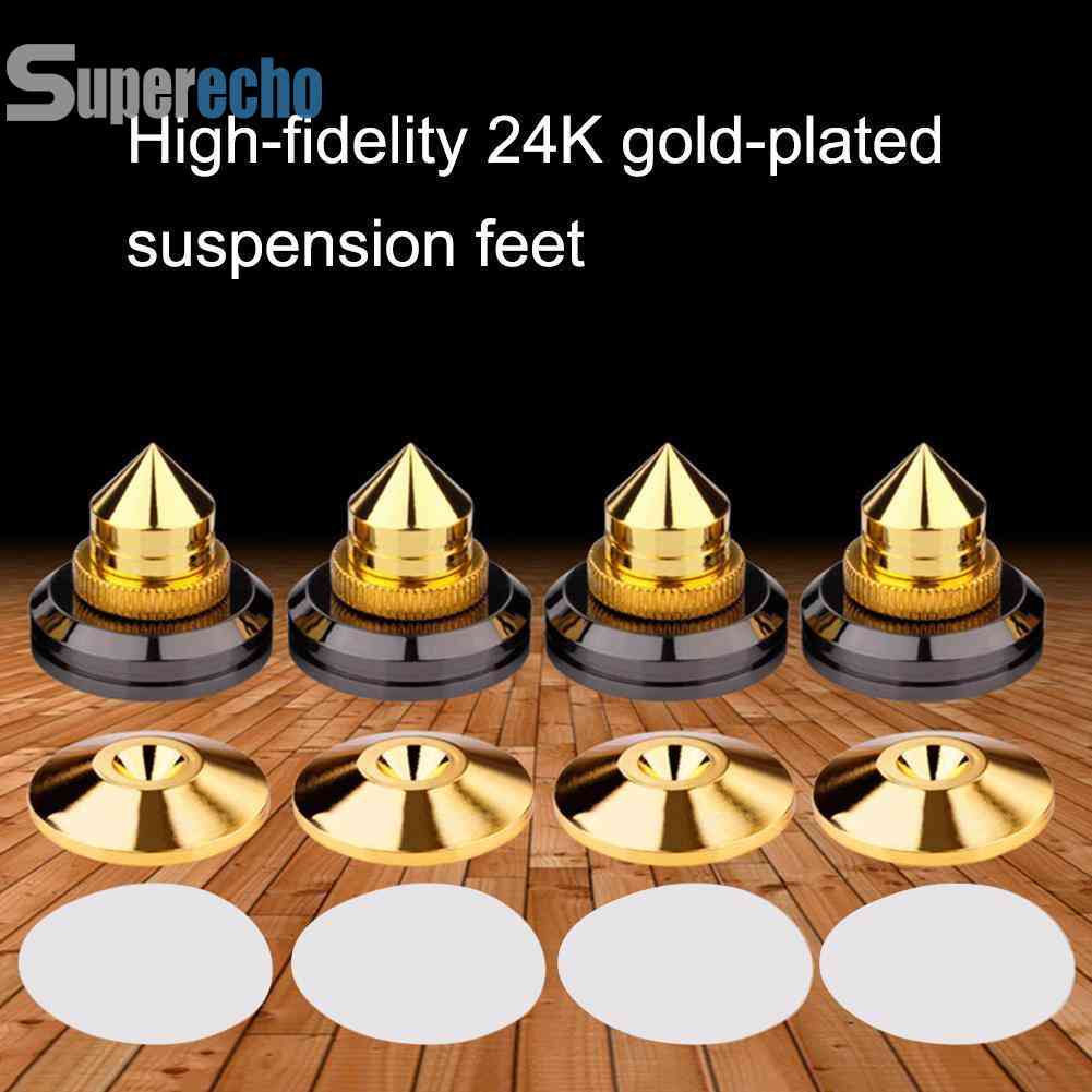 【Ready Stock】4pcs Speaker Spikes Stand Subwoofer Amplifier Isolation ...