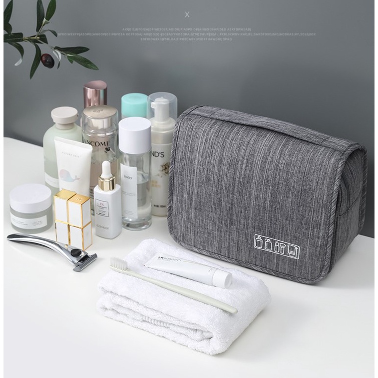 XLM HANGING TRAVEL TOILETRY BAG /PORTABLE ORGANIZED PERSONAL CARE POUCH ...