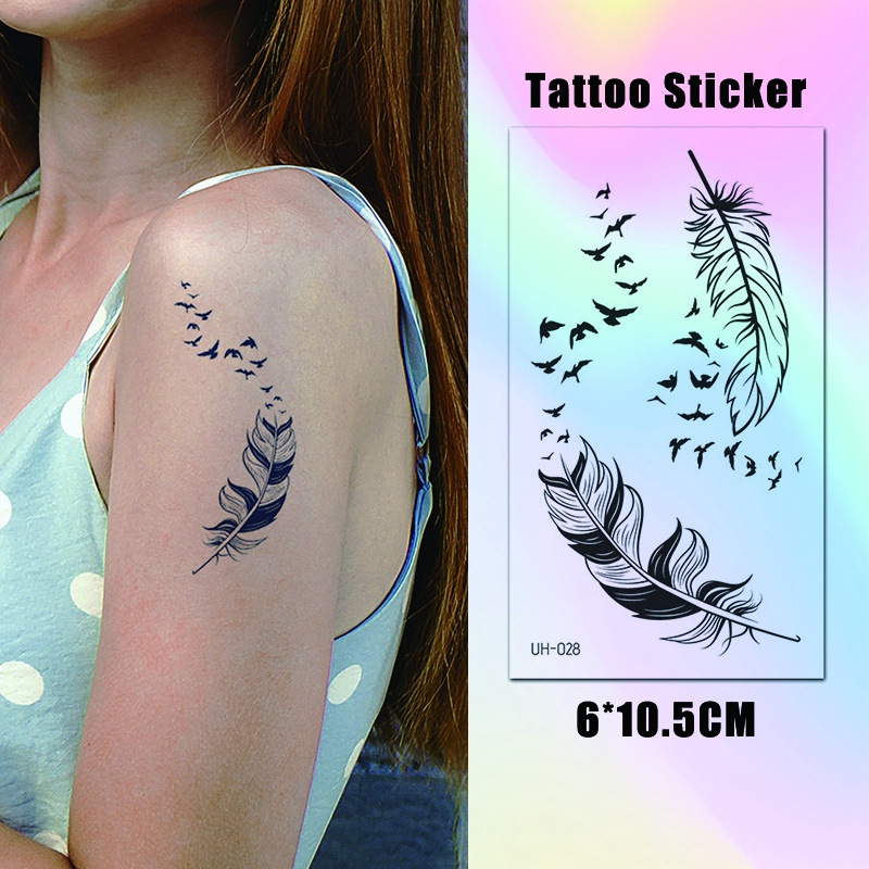 【SUN】Tattoo Sticker Waterproof Long Lasting 15 Days Minimalist Tattoo ...