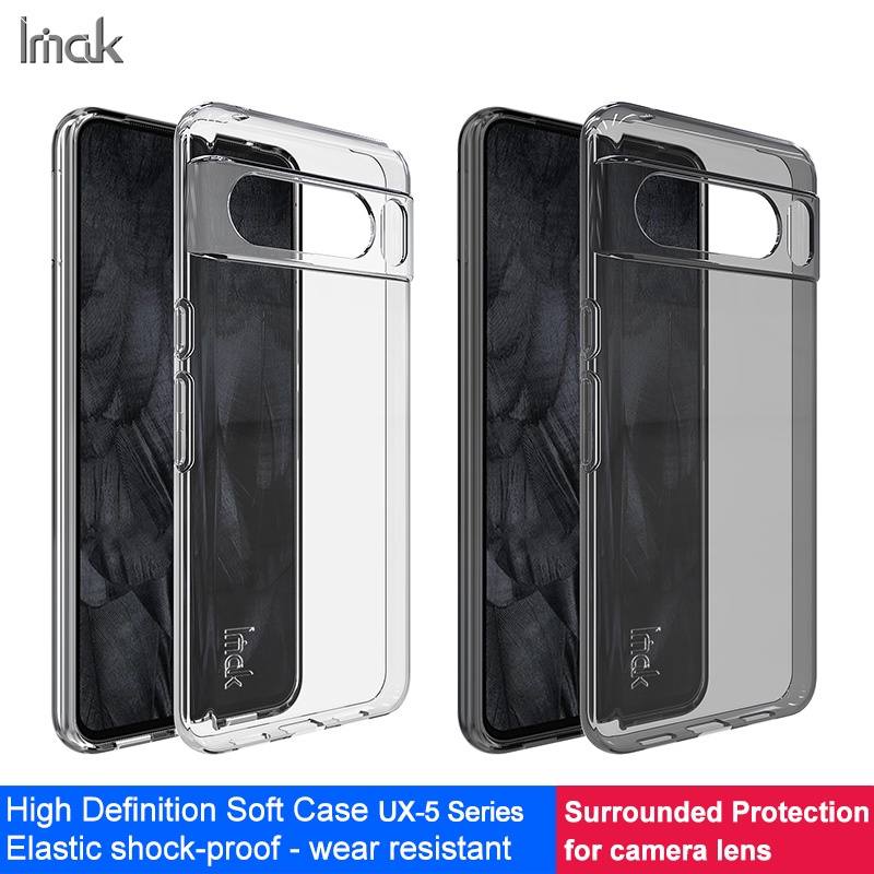 Imak Casing Google Pixel 8 Pro Transparent Soft TPU Back Case Pixel8 ...