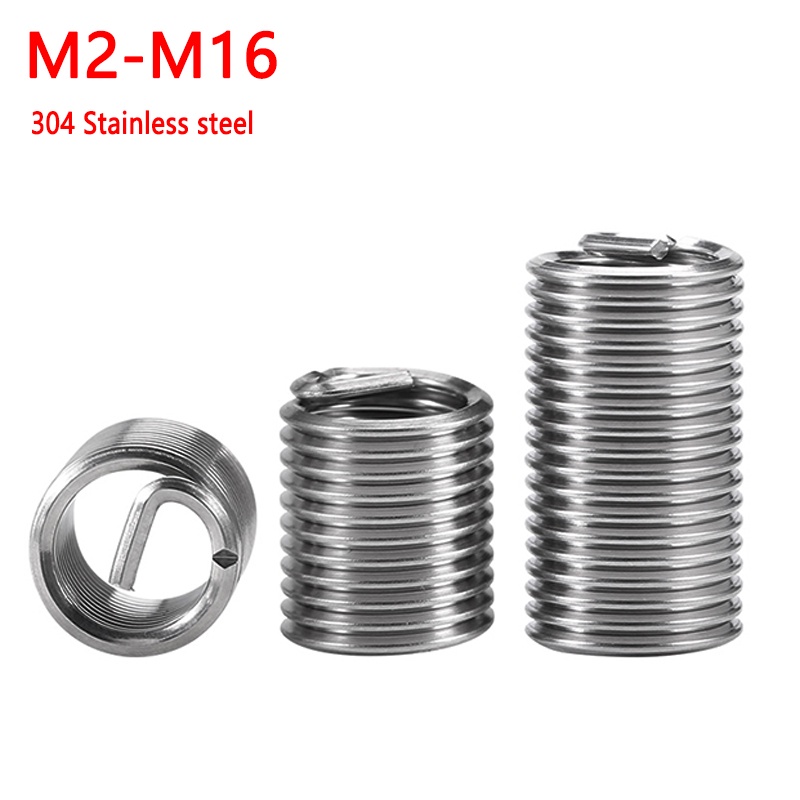 Wire Thread Insert 304 Stainless Steel Thread Insertion Repair Coil ...
