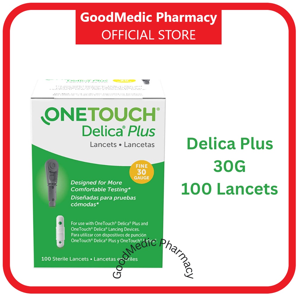 One Touch Delica Plus Lancets 100s 30G | Shopee Malaysia