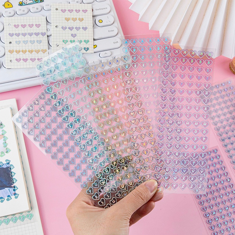 Handbook Stickers Waterproof pvc Colorful Letter Series Cuckoo Card ...