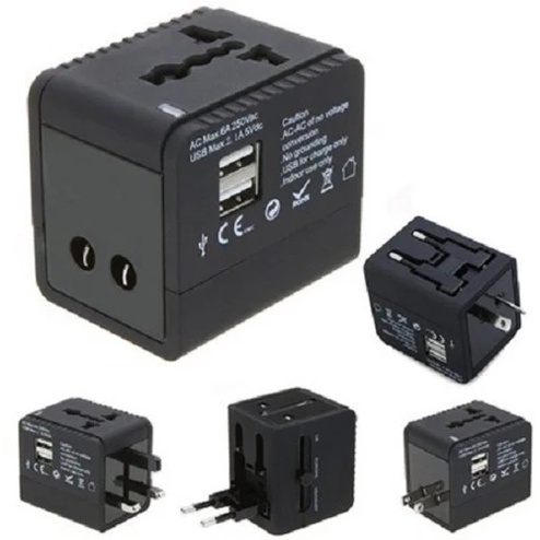 Universal Travel Adapter Plug All In One International Worldwide Travel ...