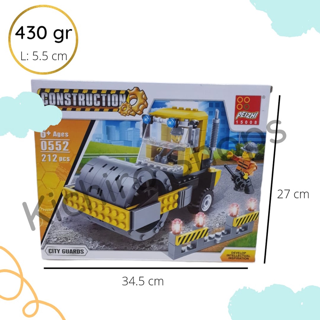 Building Blocks Toys Block Bricks Construction Single Dump Roller ...