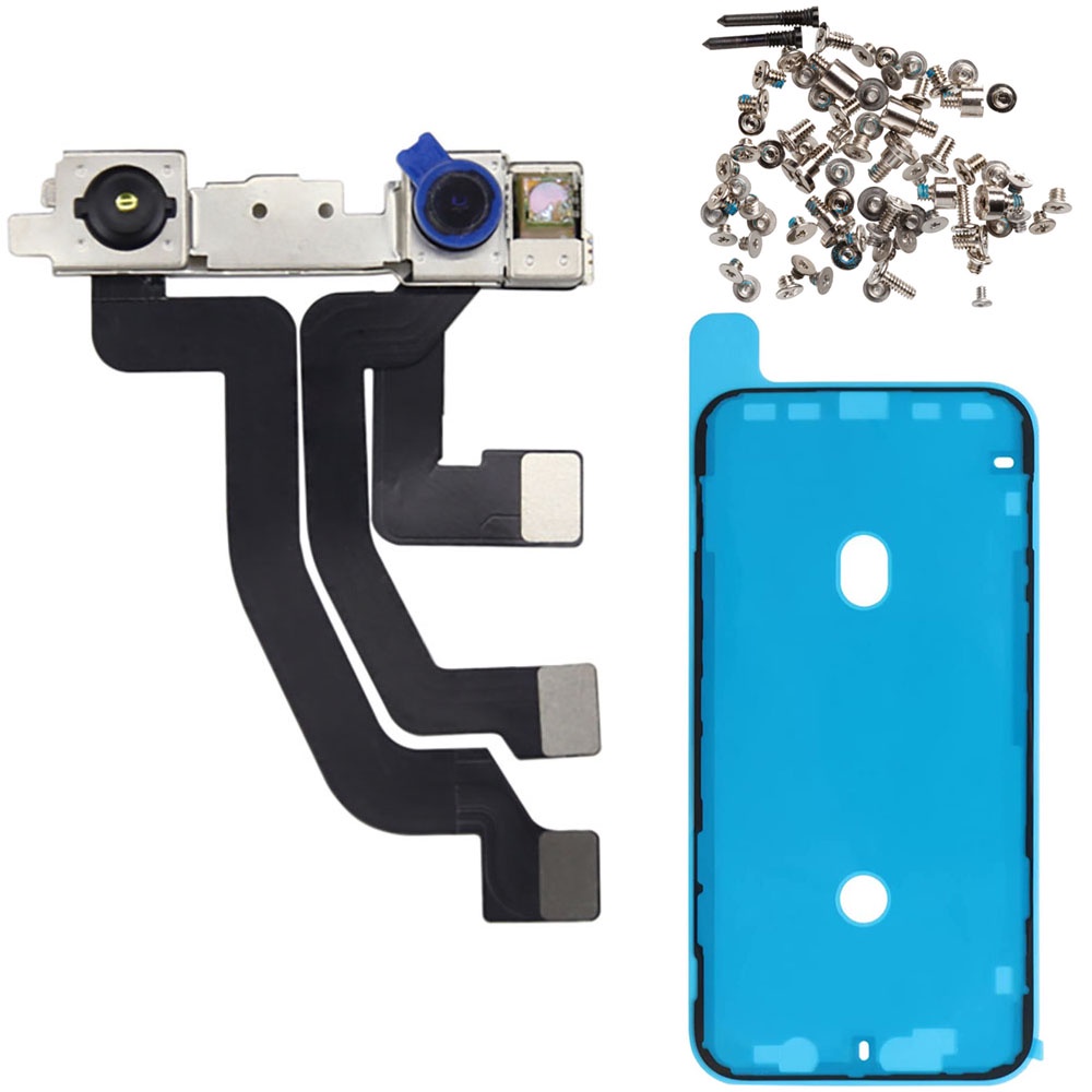 Front Camera Flex Cable With Full Screws Set For iPhone X XR XS 11 ...