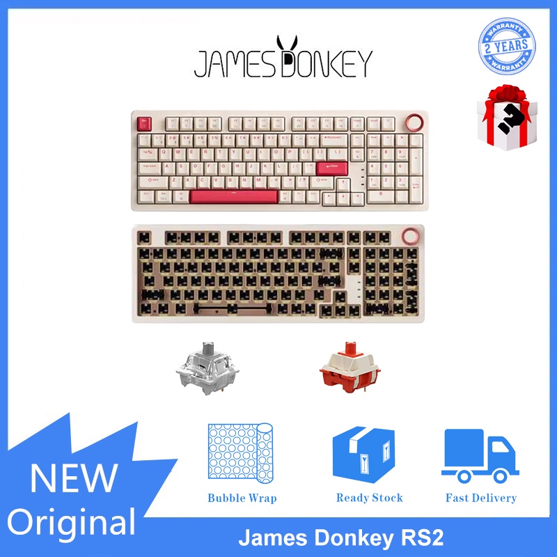 James Donkey RS2 Rose Customized keyboard Wireless three mode hot plug ... James Donkey RS2 Rose Customized keyboard Wireless three mode hot plug ...