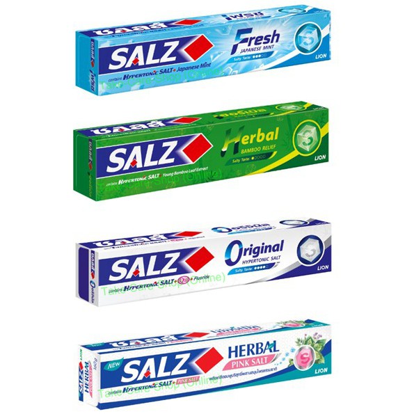 Salz toothpaste 4 original bamboo pink salt fresh Japanese Mint 80g ...