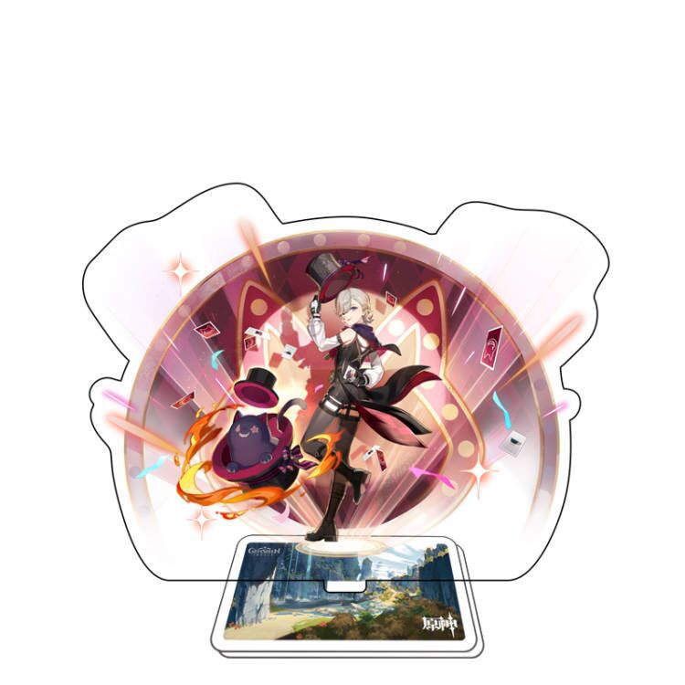 Genshin Impact Lyney Acrylic Lyneystand decoration anime peripheral ...