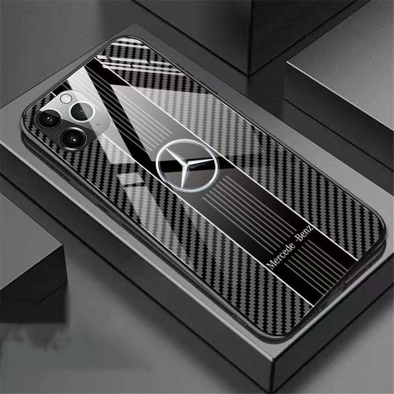 Tempered Glass Phone Case For Mercedes Benz AMG W209 W211 CLK For ...