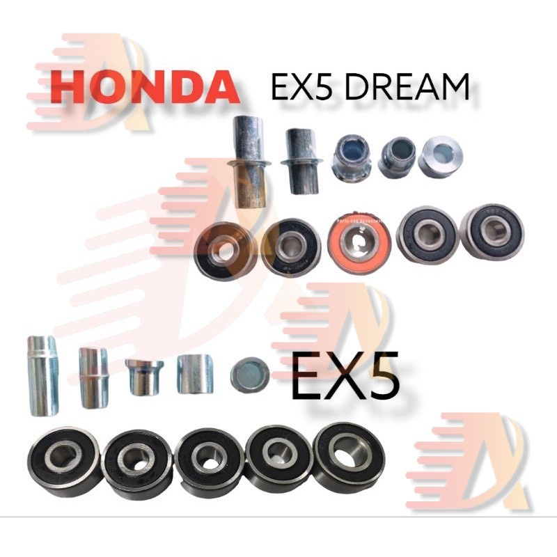 EX5 EX5DREAM Collar Sets Bush Sets Siap Bearing Sets Complete | Shopee ...