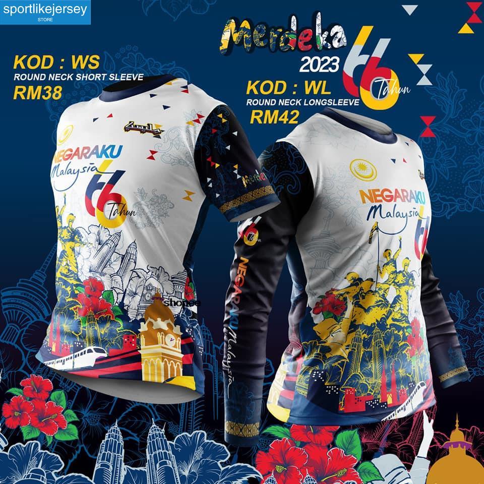Malaysia 66th Merdeka 2023 Design Sublimation Jersey FF4433 | Shopee ...