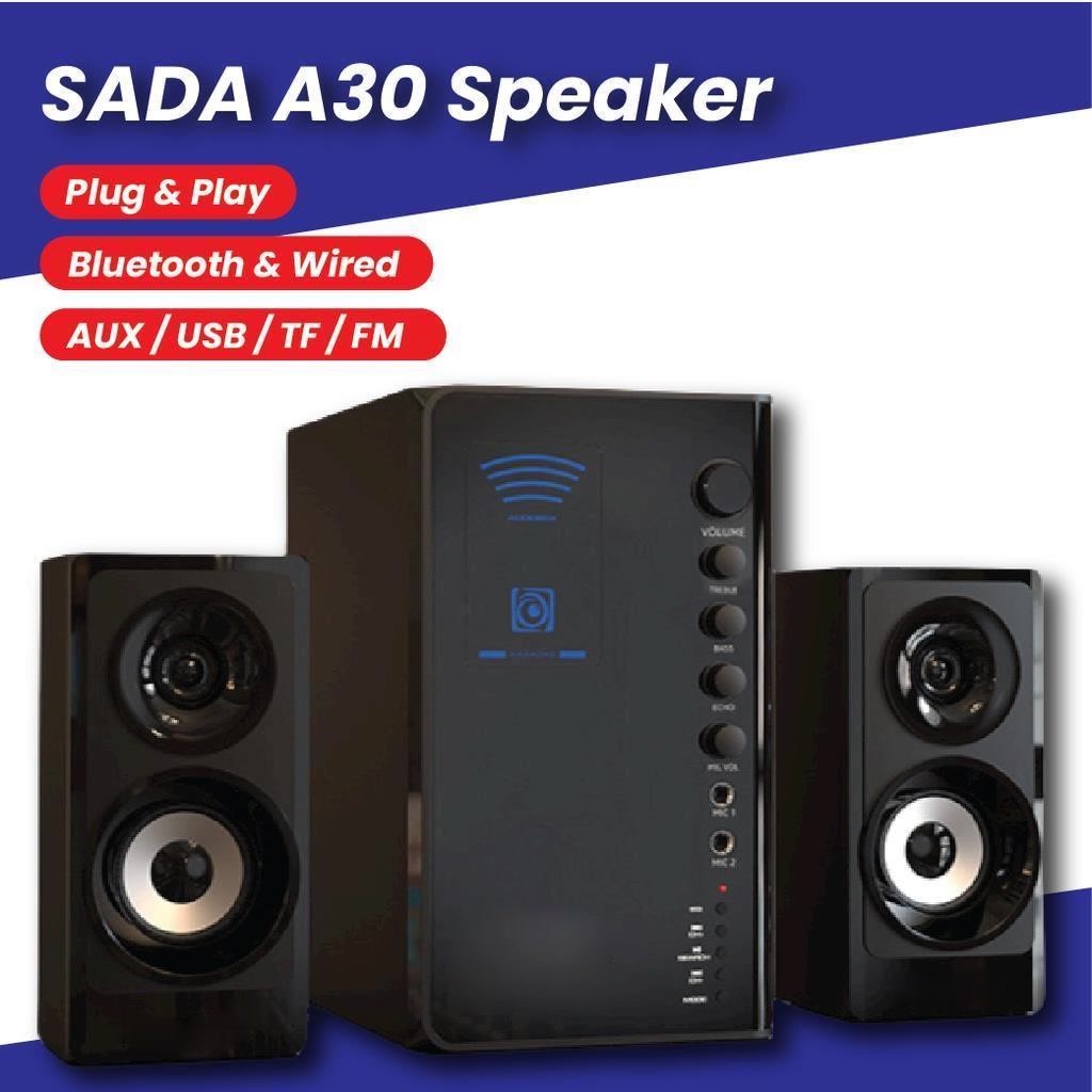 Sada A30 BTMI Bluetooth Multimedia 2.1 Sparker System Karaoke Speaker ...