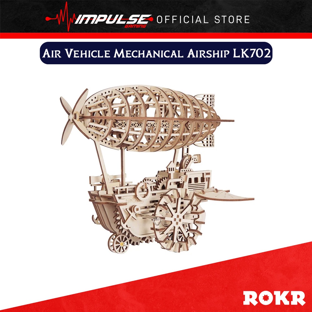 Robotime ROKR Air Vehicle Mechanical Airship LK702 | Shopee Malaysia