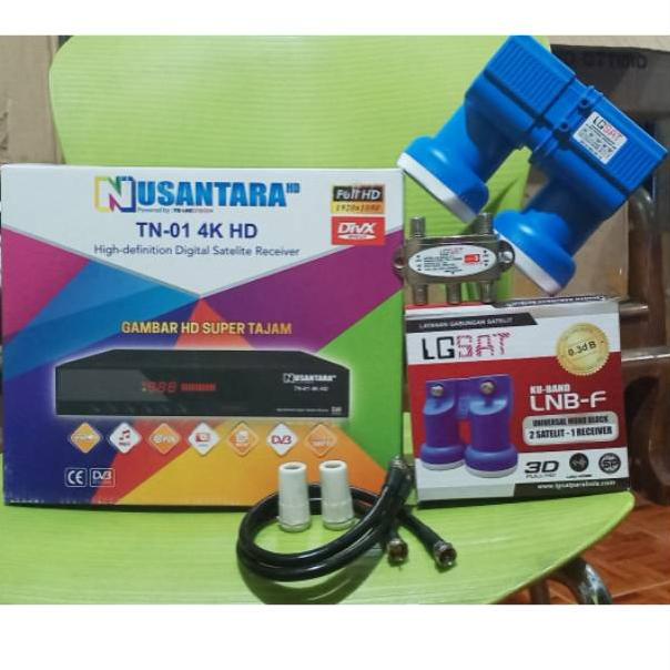 RECEIVER TANAKA TRANSVISION NUSANTARA HD DAN LNB 2in1 KU BAND | Shopee Malaysia
