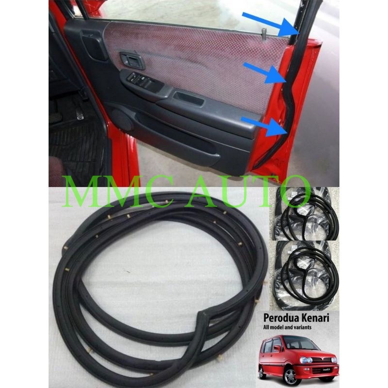 PERODUA KENARI DOOR RUBBER / WEATHERSTRIP ( getah pintu ) | Shopee Malaysia