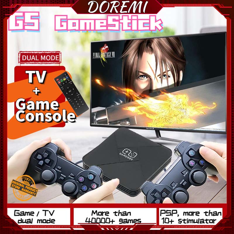 New Android TV Box with Portable Video Game Console 2in1 4K HD Game ...