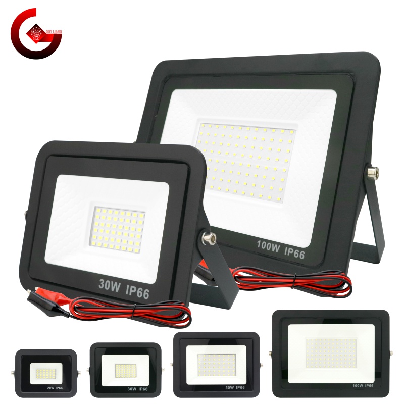 Got Liang DC12V Led Flood Light 20W 30W 50W 100W Outdoor Floodlight Spotlight IP66 Waterproof ...