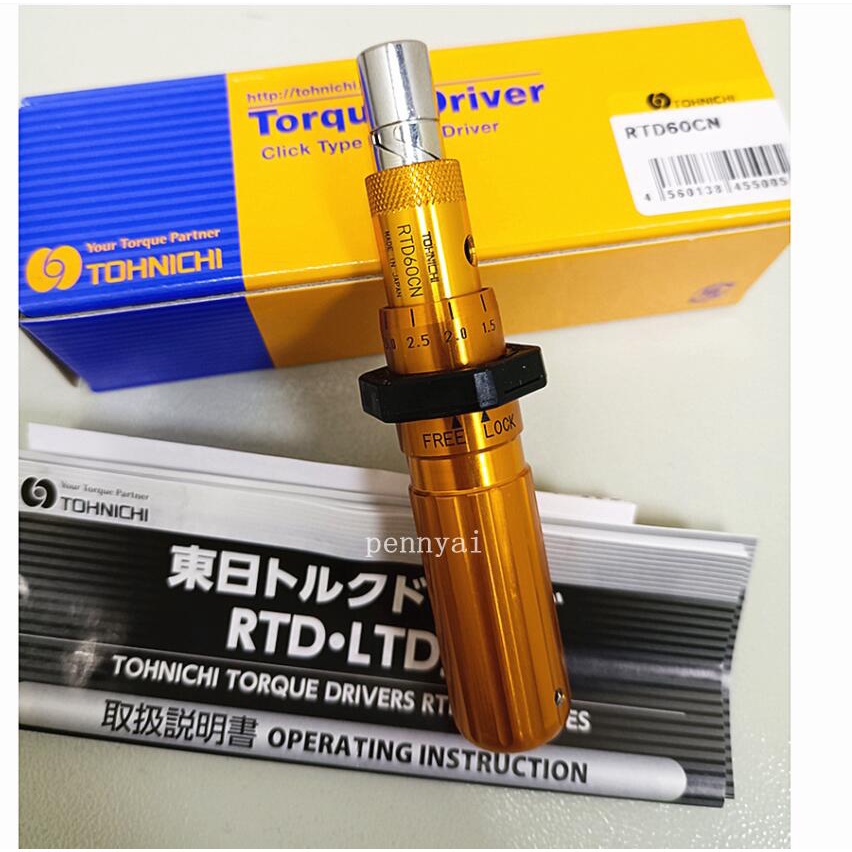 TOHNICHI Torque Screwdriver Torque Wrench RTD60CN RTD15CN RTD30CN ...