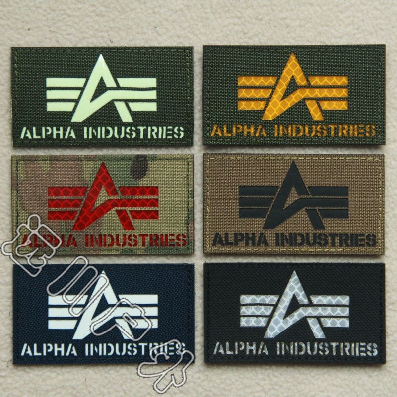 ALPHA logo Magic mc color reflective army green luminous functional ...