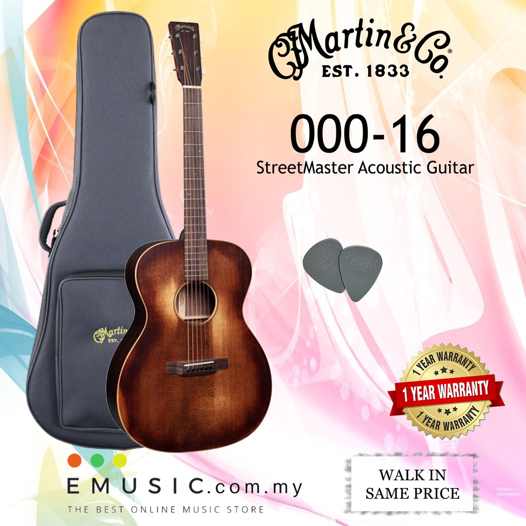 Martin & Co 000-16 StreetMaster Solid Top VTS Spruce 16 Series Acoustic ...