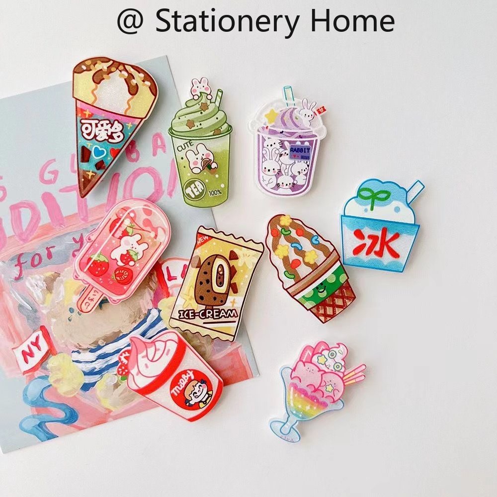 Colored Popsicle Ice Cream Fridge Magnets Fridge Decorative Magnet ...