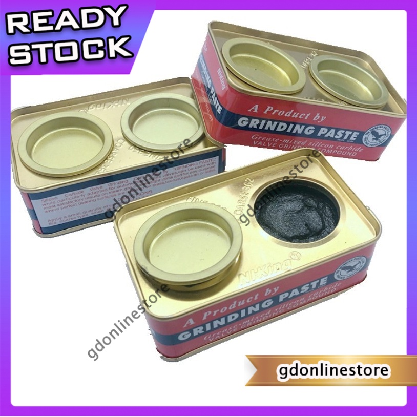 UBAT VALVE GRINDING PASTE TIN (FINE & COARSE)(HALUS & KASAR) SAND GRAND ...