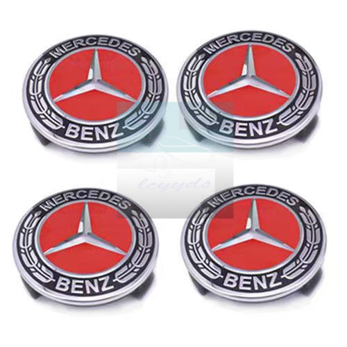 (In stock)4Pcs Wheel Center Cover Replacement for Mercedes Benz 75mm/2 ...