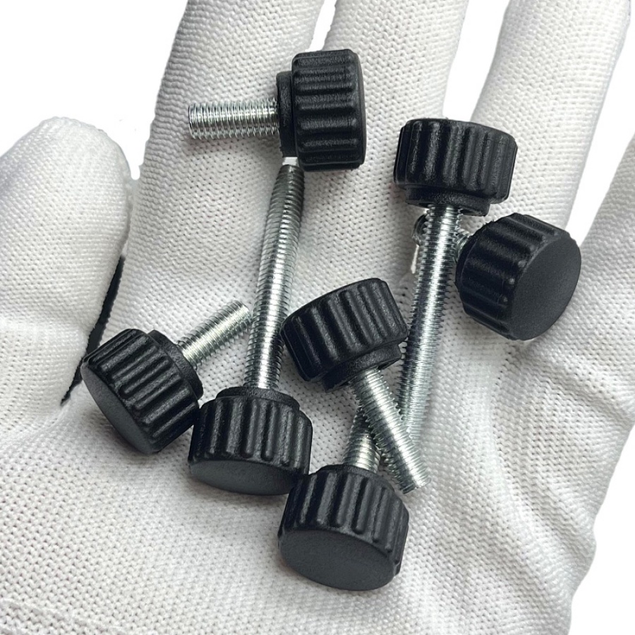 [KZS] Round Head Straight Grain Hand Screw Round Handle Adjustment ...