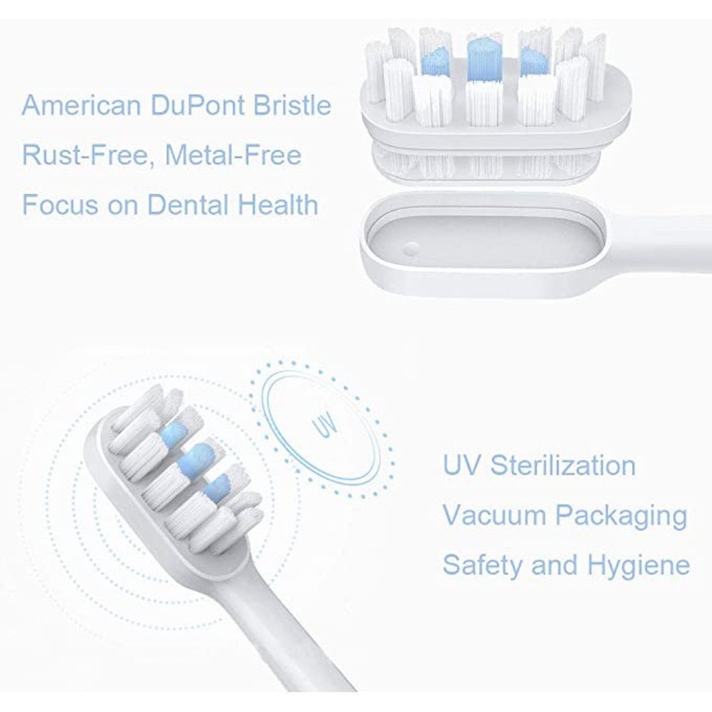 【in stock】Xiaomi Mijia Mi Electric Toothbrush T100 T300 T500 T500C T700 Replacement Brush Head ...