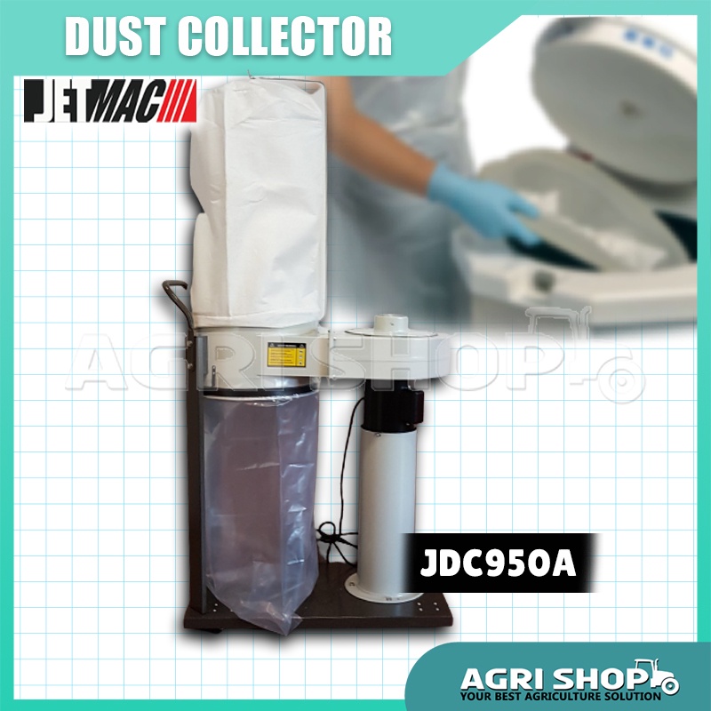 Agrishop 1 HP Dust Collector Jet MAC JDC 950A Industrial Dust Collector ...