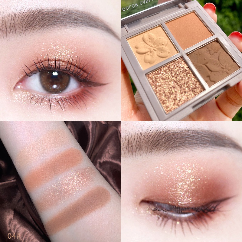 Novice Beginner Earth Tone Daily Light Makeup Eye Shadow Plate Advanced ...