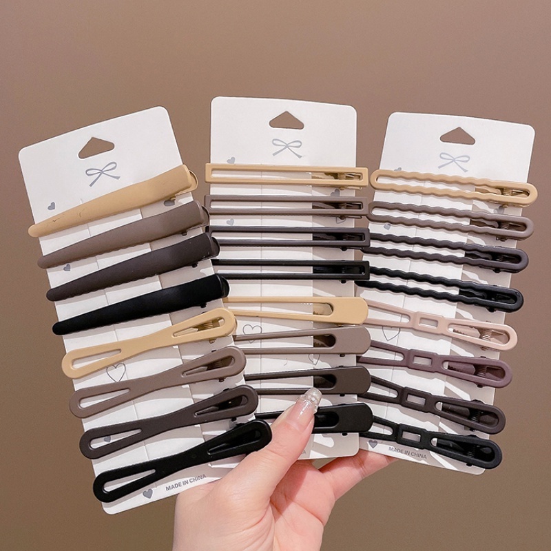 4pcs Set Hair Clips for Women Korean Fashion New Cute Color Hair Clip ...