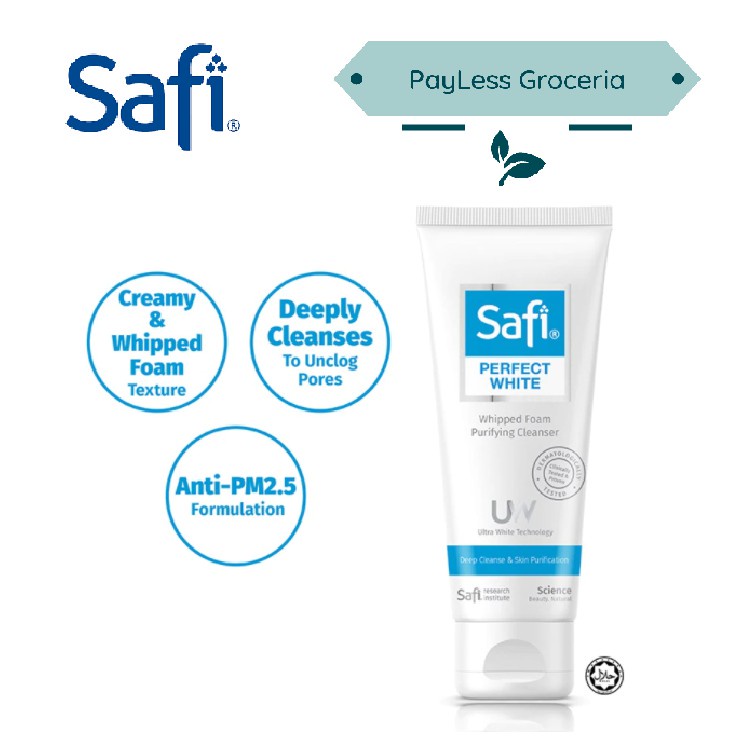 Safi Perfect White Whipped Foam Purifying Cleanser 100g | Shopee Malaysia